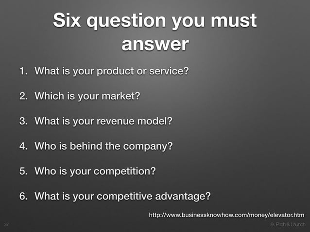 Going lean + pitch fundamentals and launch (v. 2019 ita) | PPT