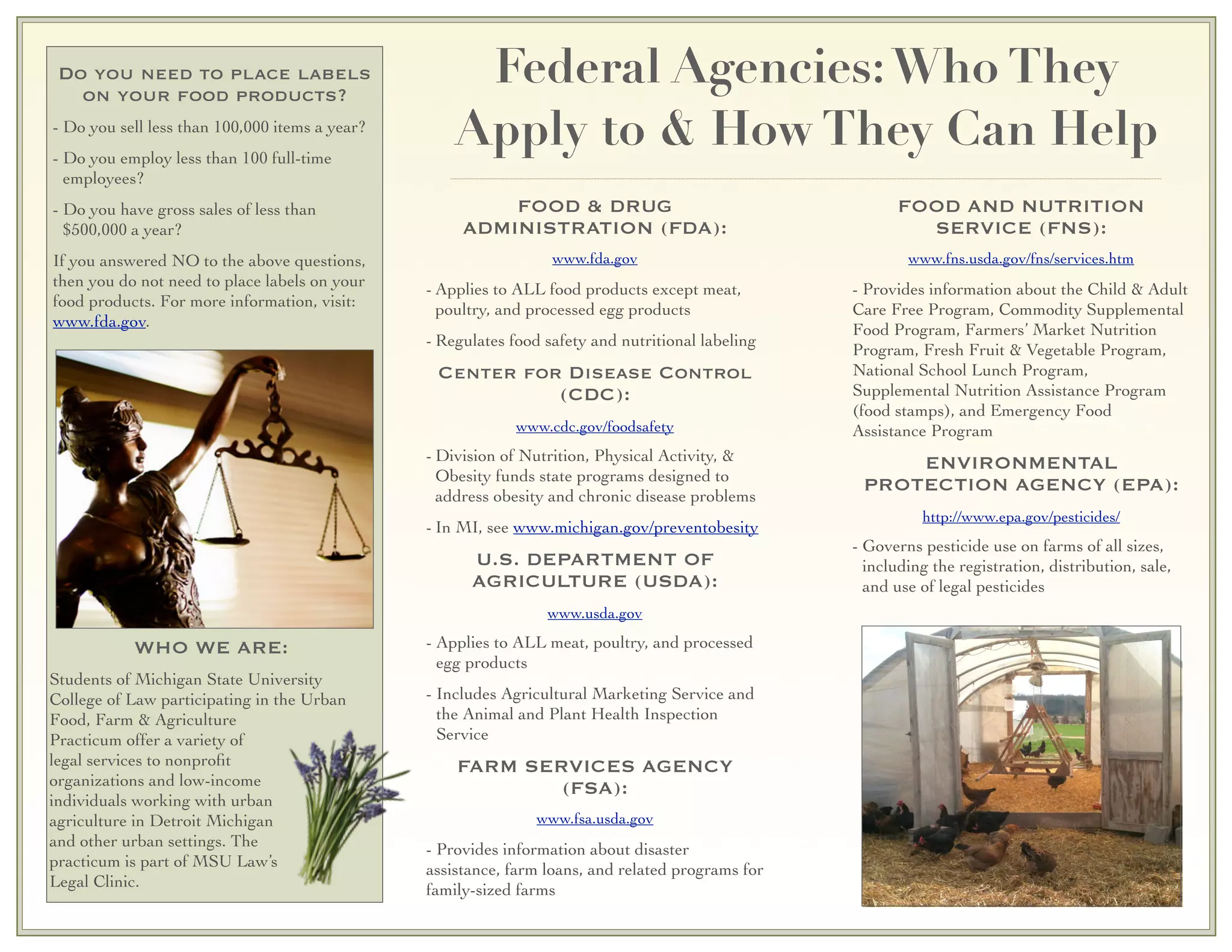 9 BFUG Conference - Guide to Federal Agencies Brochure | PPT