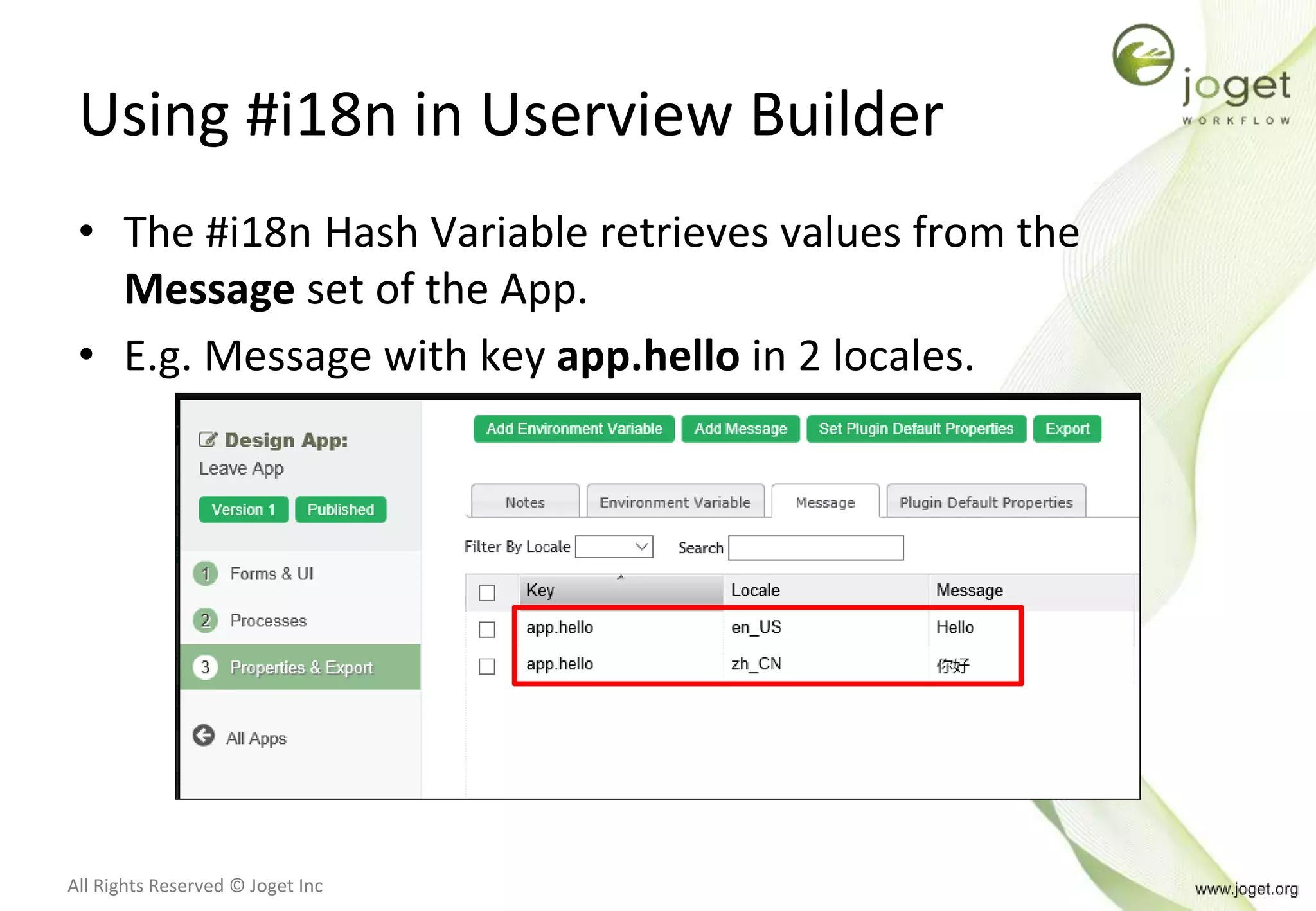 Joget Workflow v6 Training Slides - 9 - Hash Variable | PPTX
