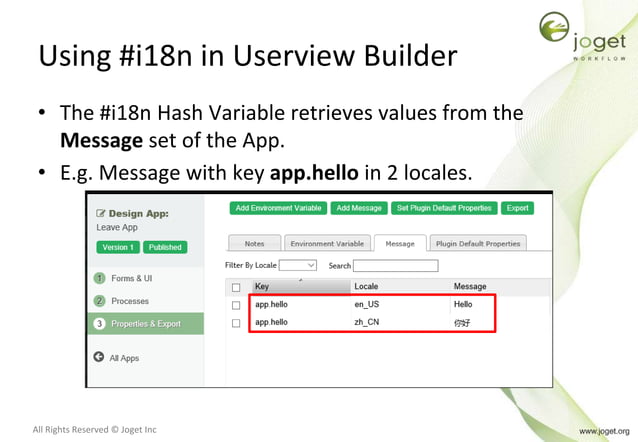 Joget Workflow v6 Training Slides - 9 - Hash Variable | PPT