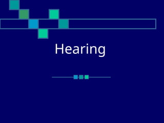 9-Hearing..ppt hearing process in the ear | PPT