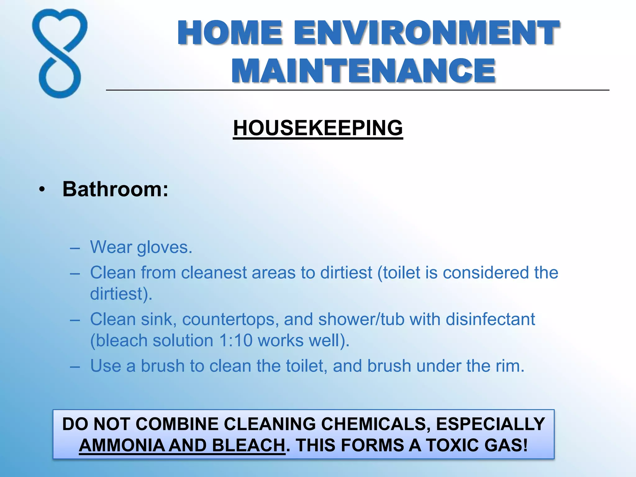 9. home environment maintenance | PPTX