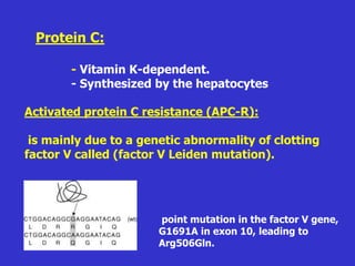 9-Hypercoagulability.ppt bbnnkkkkkyggfffvvbhh | PPT
