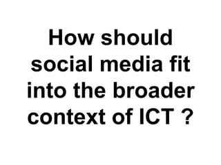 ICT as Platform for Change - Empowerment Technologies | PPTX