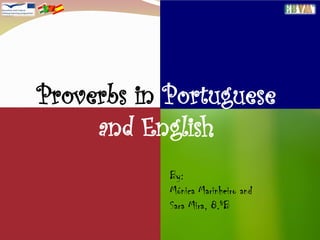 9.idioms proverbs pt | PPT