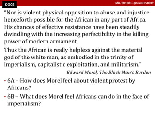 DBQ - African Imperialism | PPT