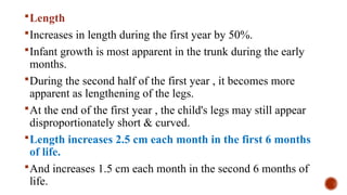 9-infant growth and development for human | PPT