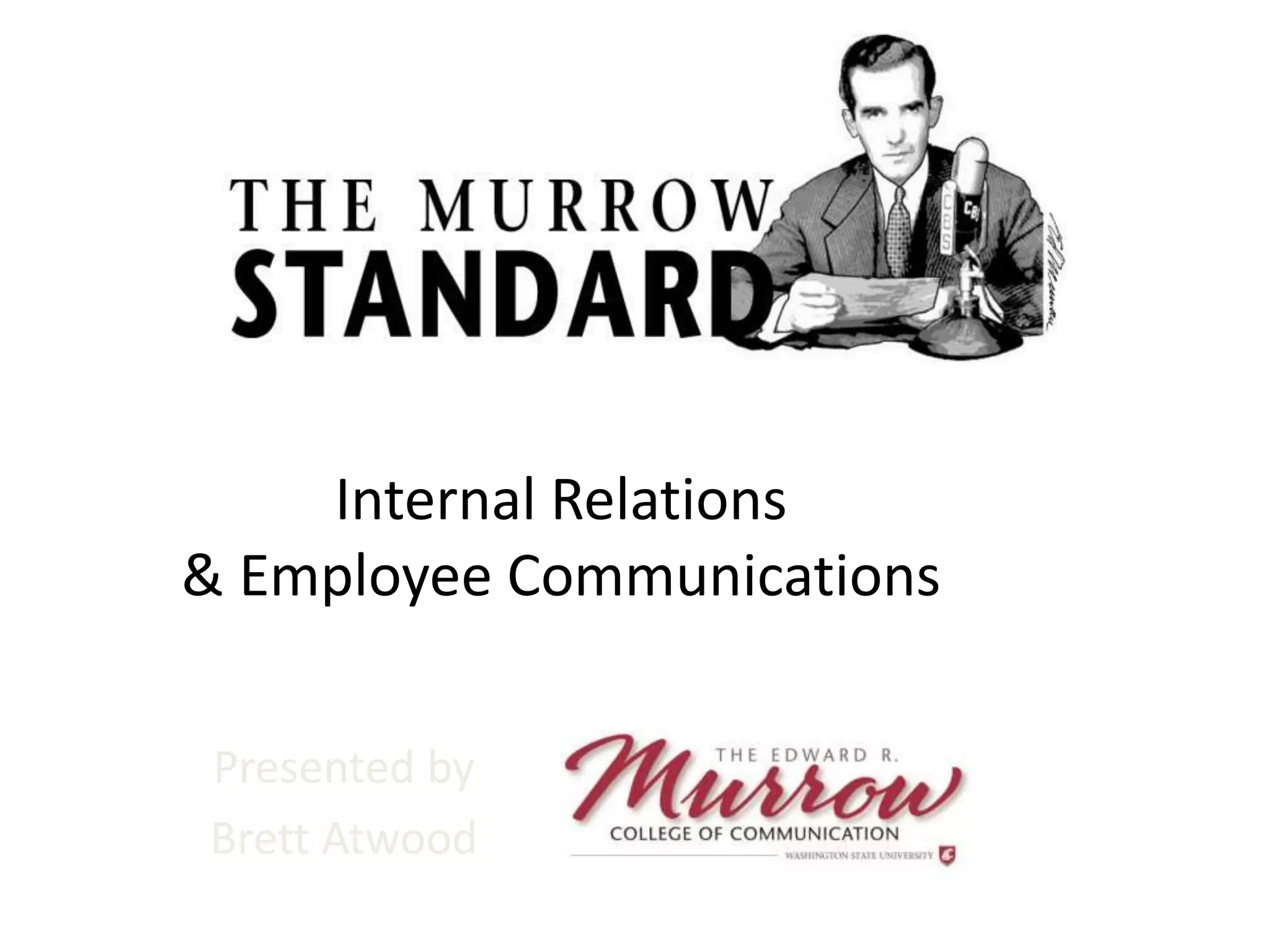 Public Relations: Internal Communications & Employee Relations | PPTX