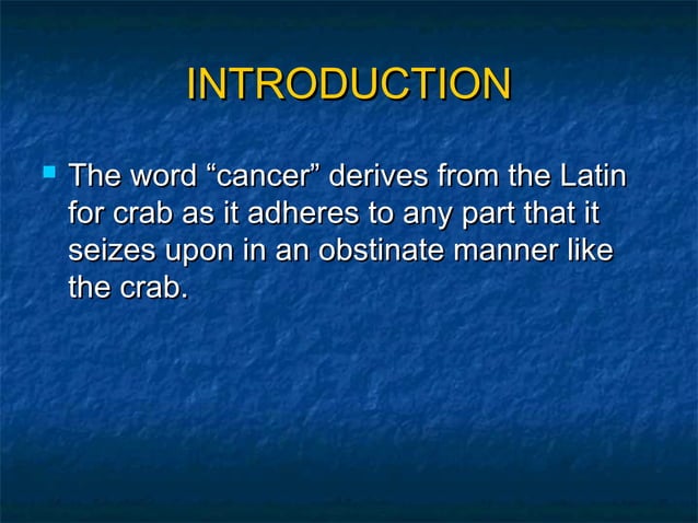 9 introduction -oral cancer | PPT