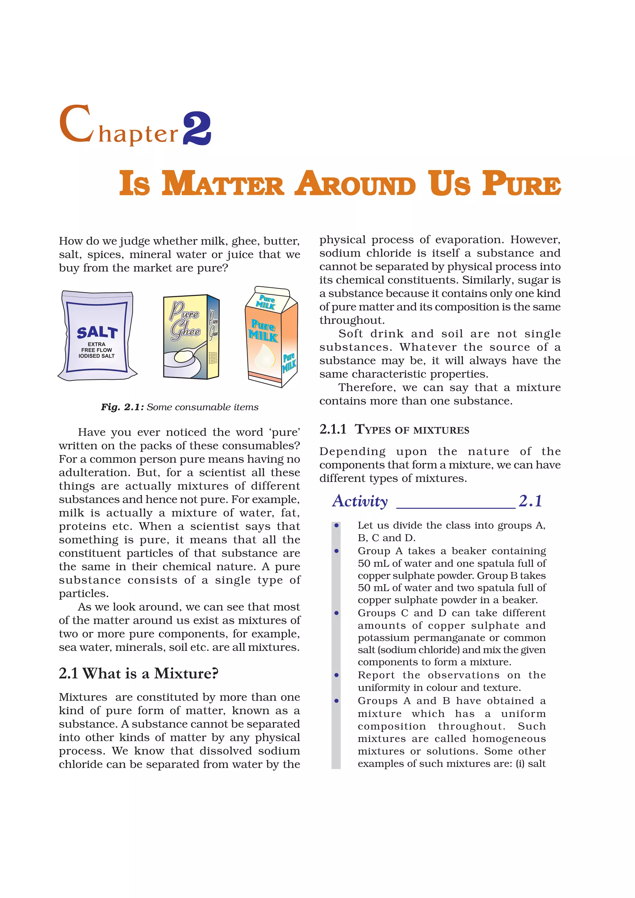 9 is matter around us pure | PDF