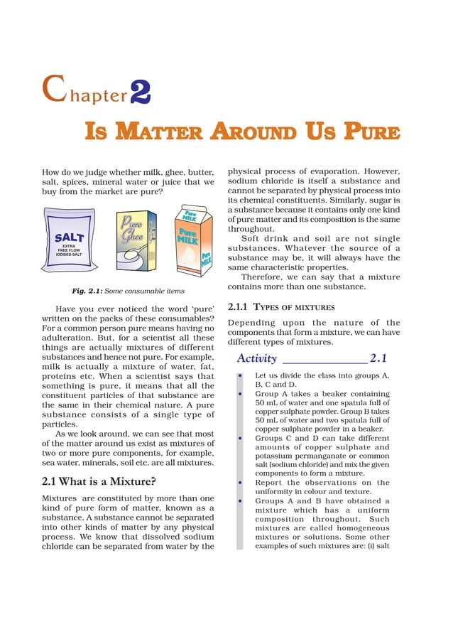 9 is matter around us pure | PDF