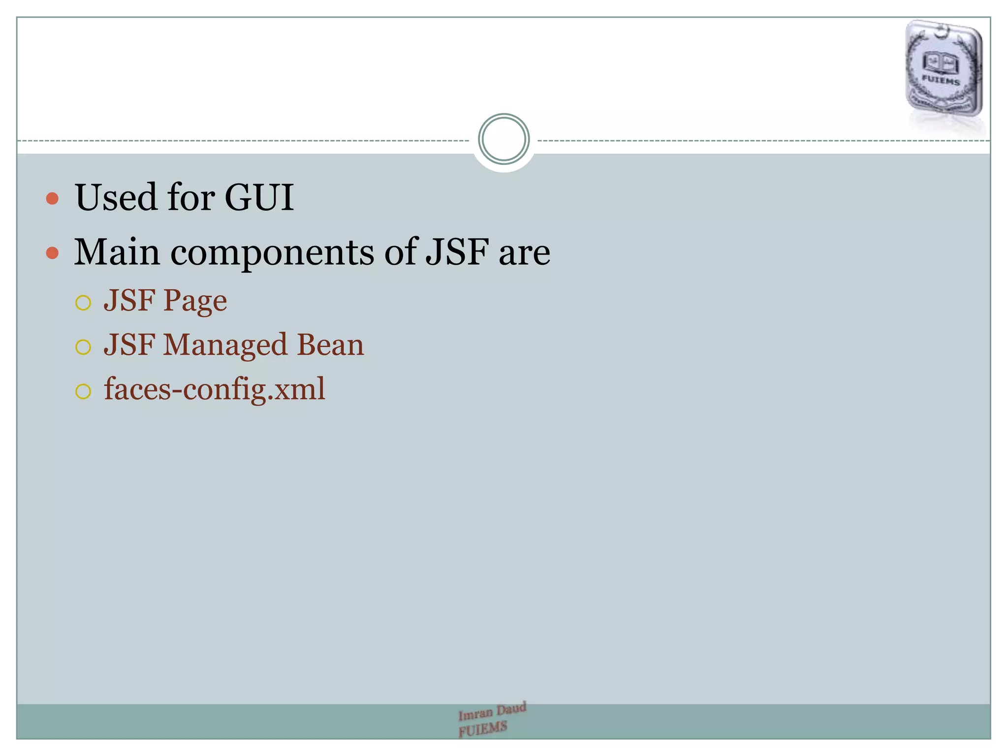 9 Java Server Faces Ppt
