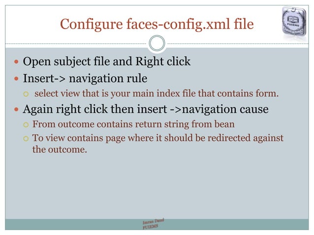 9. java server faces | PPT