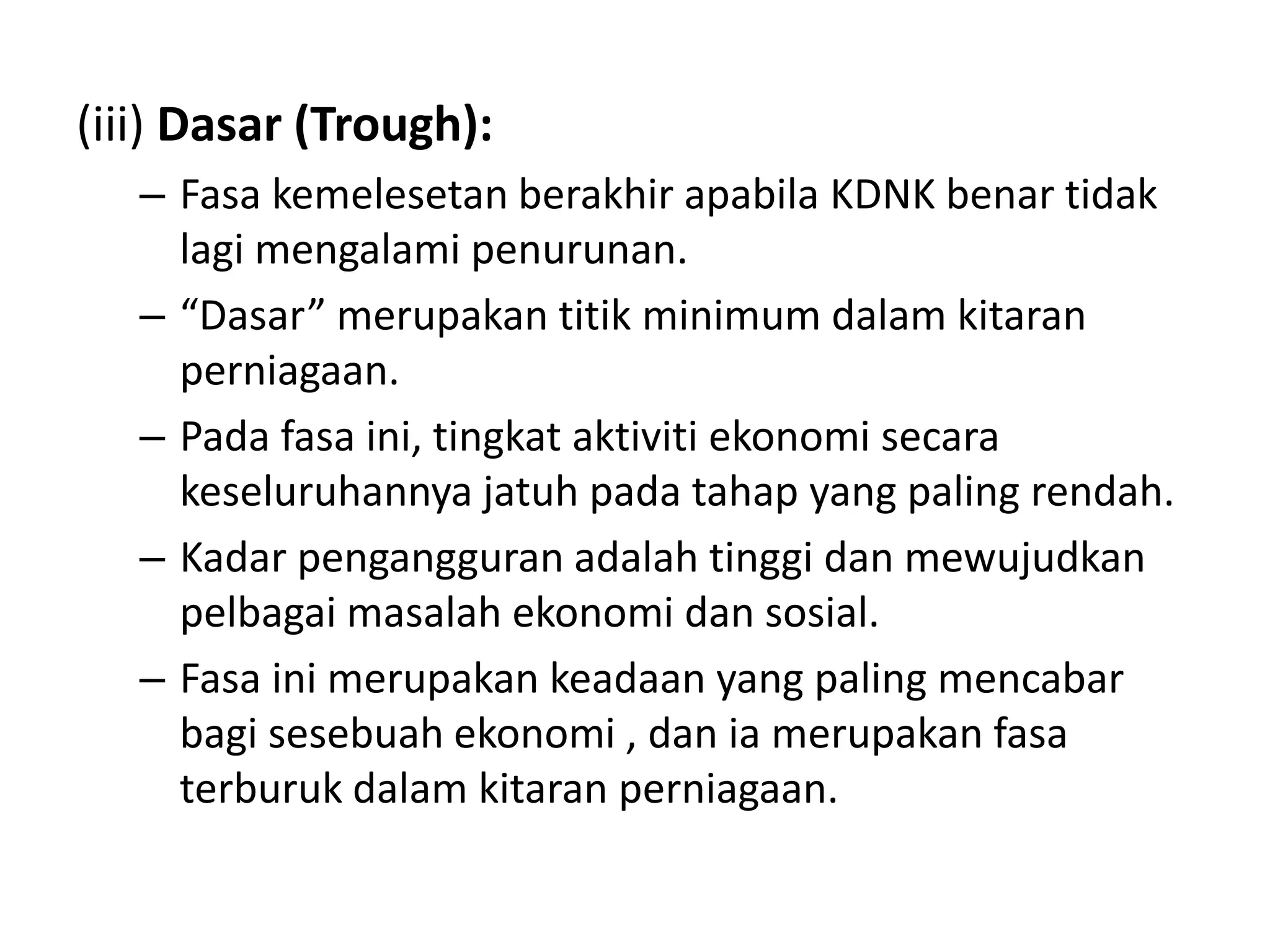 9 kitaran perniagaan, pengangguran dan inflasi | PPTX