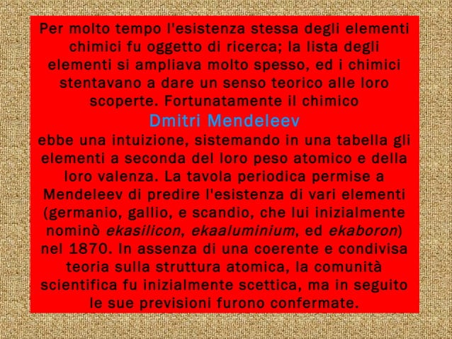 9 La Tavola Periodica Degli Elementi | PPT