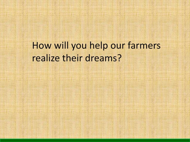 The Profile of the Filipino Farmer | PPTX | Agriculture | Industries