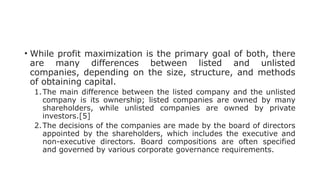 management sciences 9-listed vs non-listed.pptx