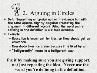 9 Logical Fallacies | PPT