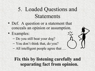 9 Logical Fallacies | PPT