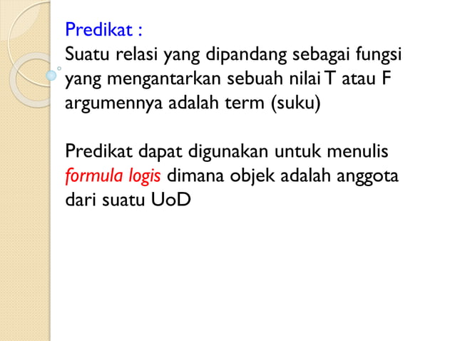 Logika Informatika Teknik informatika 3 sks | PDF