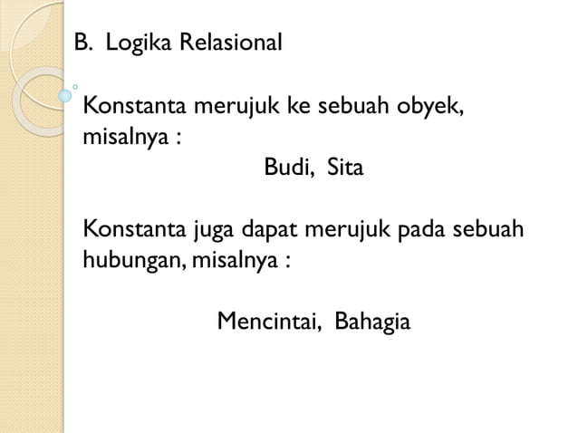 Logika Informatika Teknik informatika 3 sks | PDF