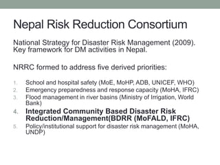 Nine Minimum Characteristics of a diaster Resilient Community In Nepal ...