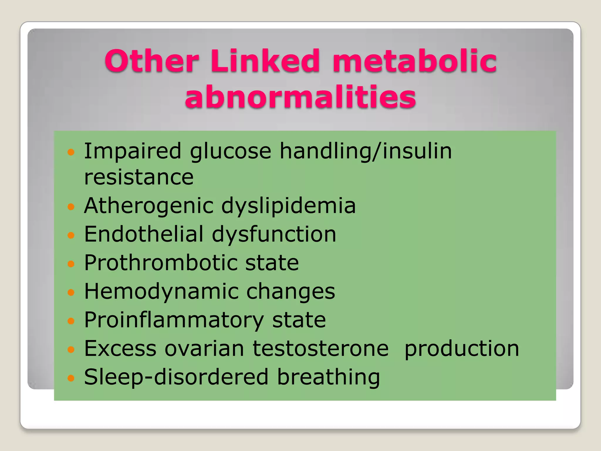 9. metabolic syndrome | PPTX
