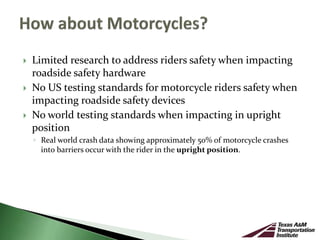 Motorcycle Crash Testing | PDF