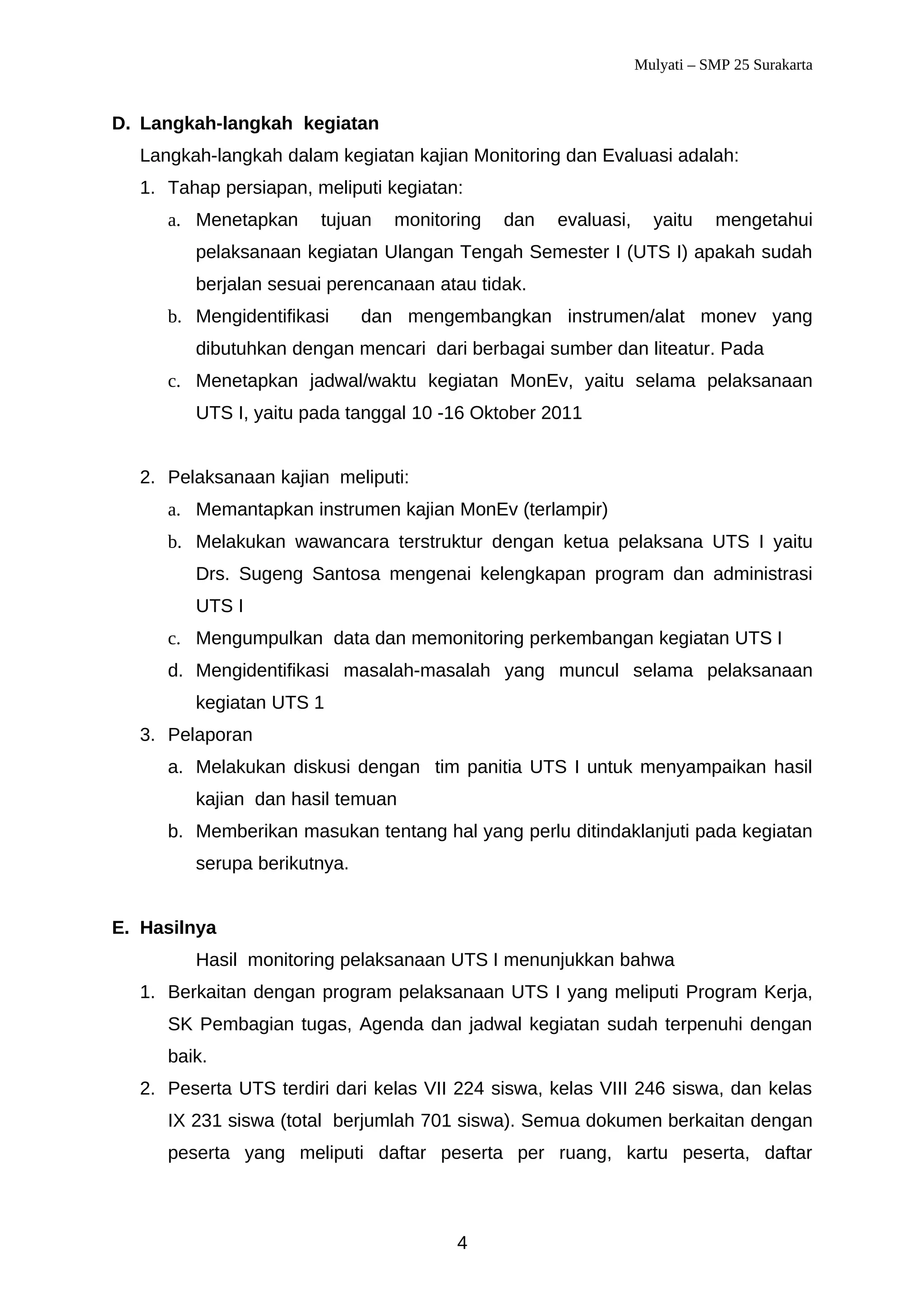 9. mulyati oj ll monev | PDF