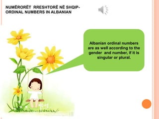 9 numeroret-rreshtore-ordinal-numbers | PPT