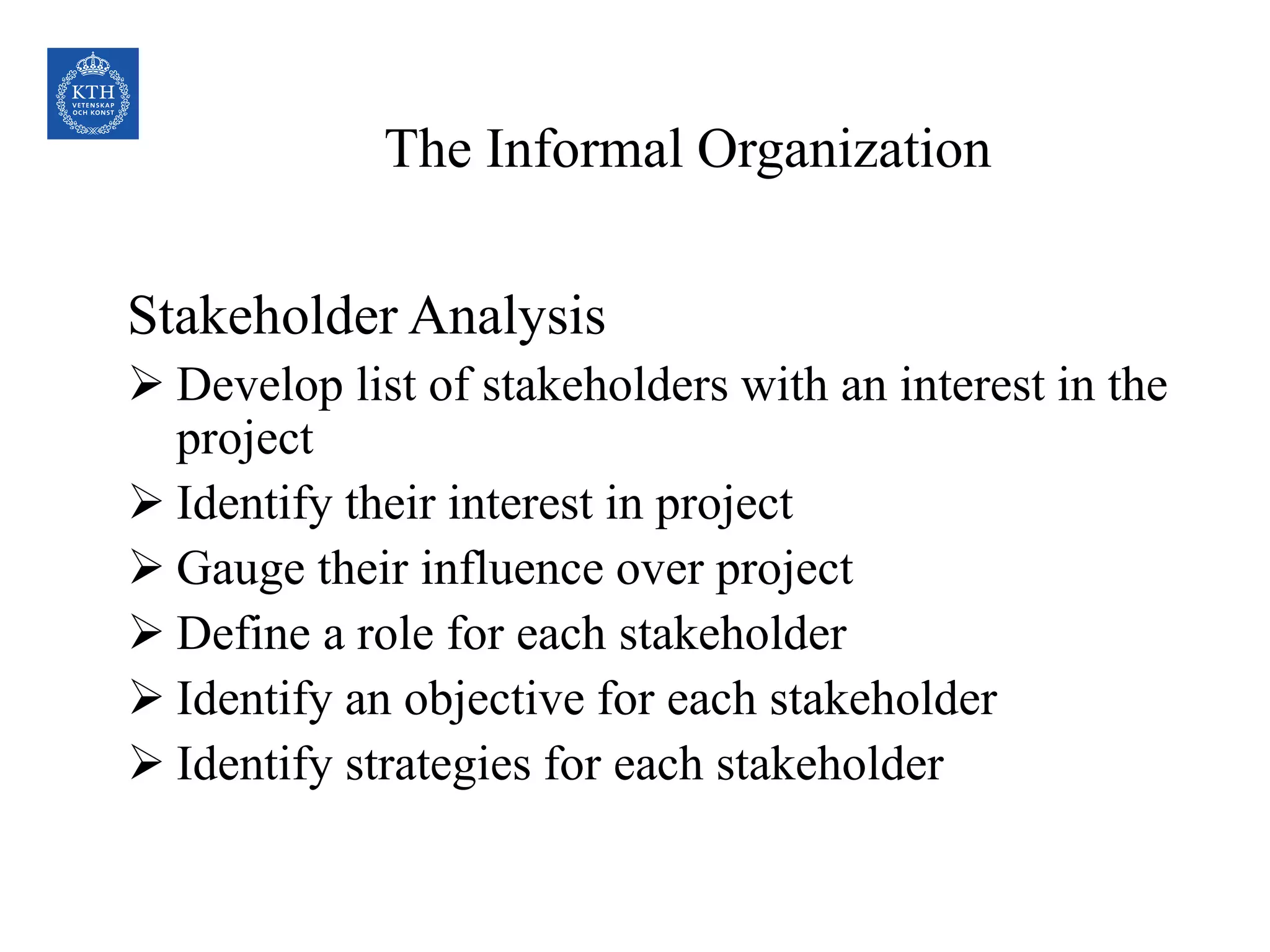 Organization Structure - stake holder -human resources management ...