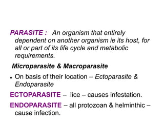 9- PARASITOLOGY INTRODUCTION_Dr Ayesha (23-11-2020).pdf