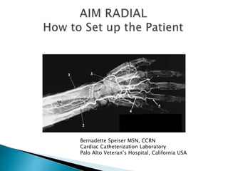 Speiser B - AIMRADIAL 2015 - Patient set-up | PPTX