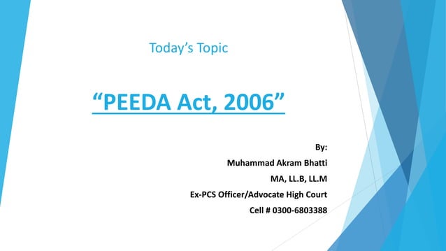 9 peeda (slides) | PPTX