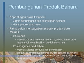 9. pembangunan produk baharu & kitaran hayat produk | PPTX