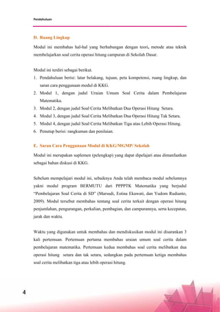 9.pembelajaran soal cerita operasi hitung ... | PDF