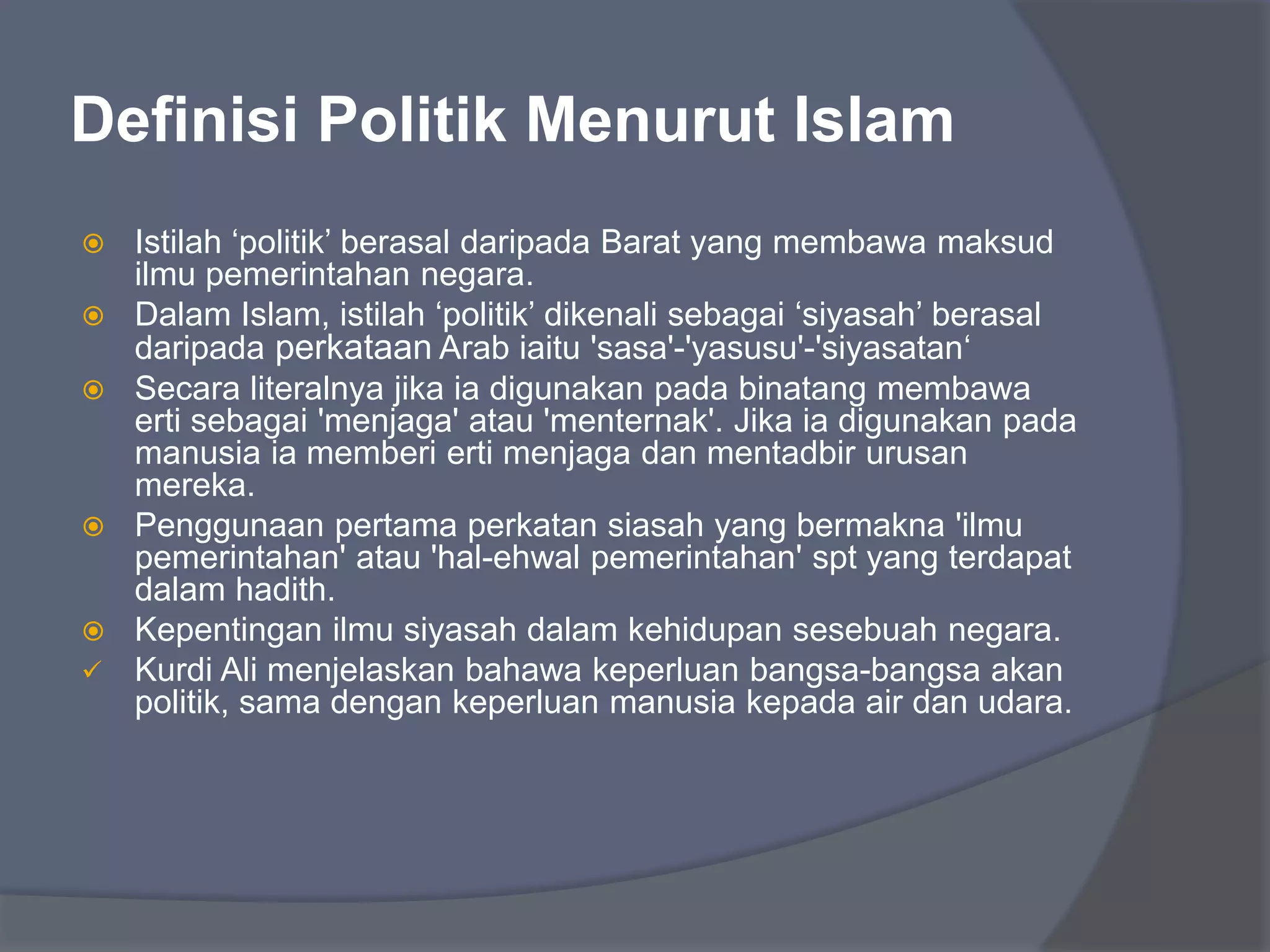 9 pemerintahan & politik islam | PPTX