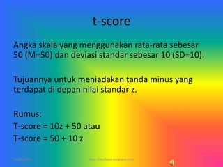 Pengolahan Skor | PPTX