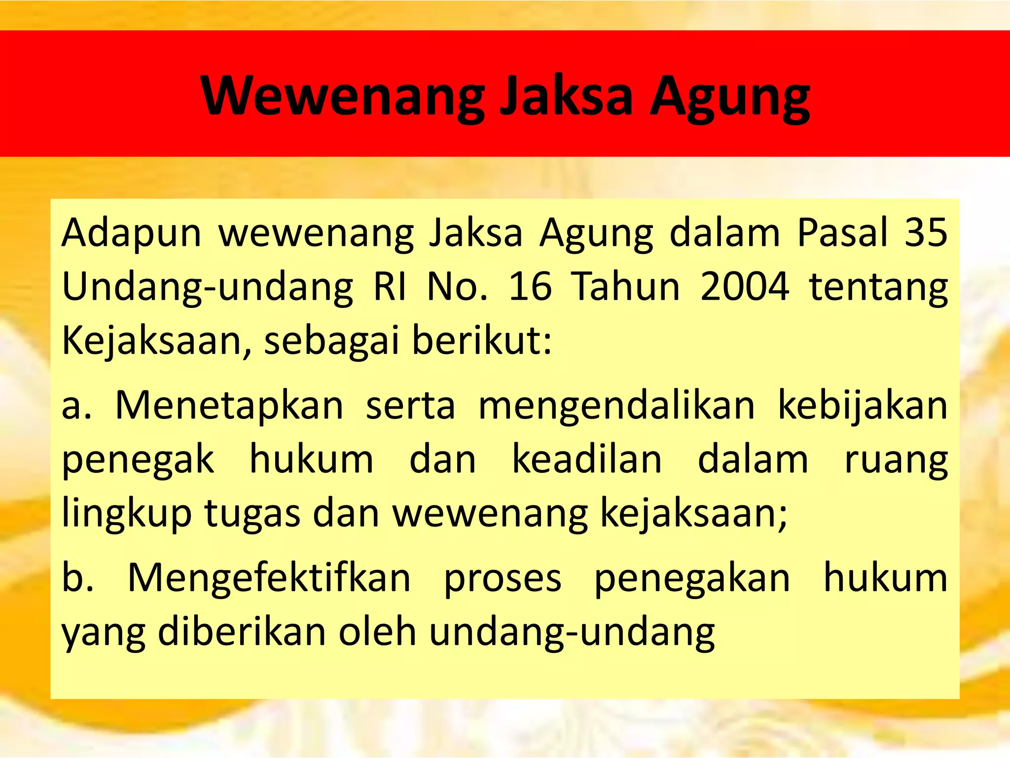 9 penuntut umum, pra penuntutan dan penuntutan | PPTX
