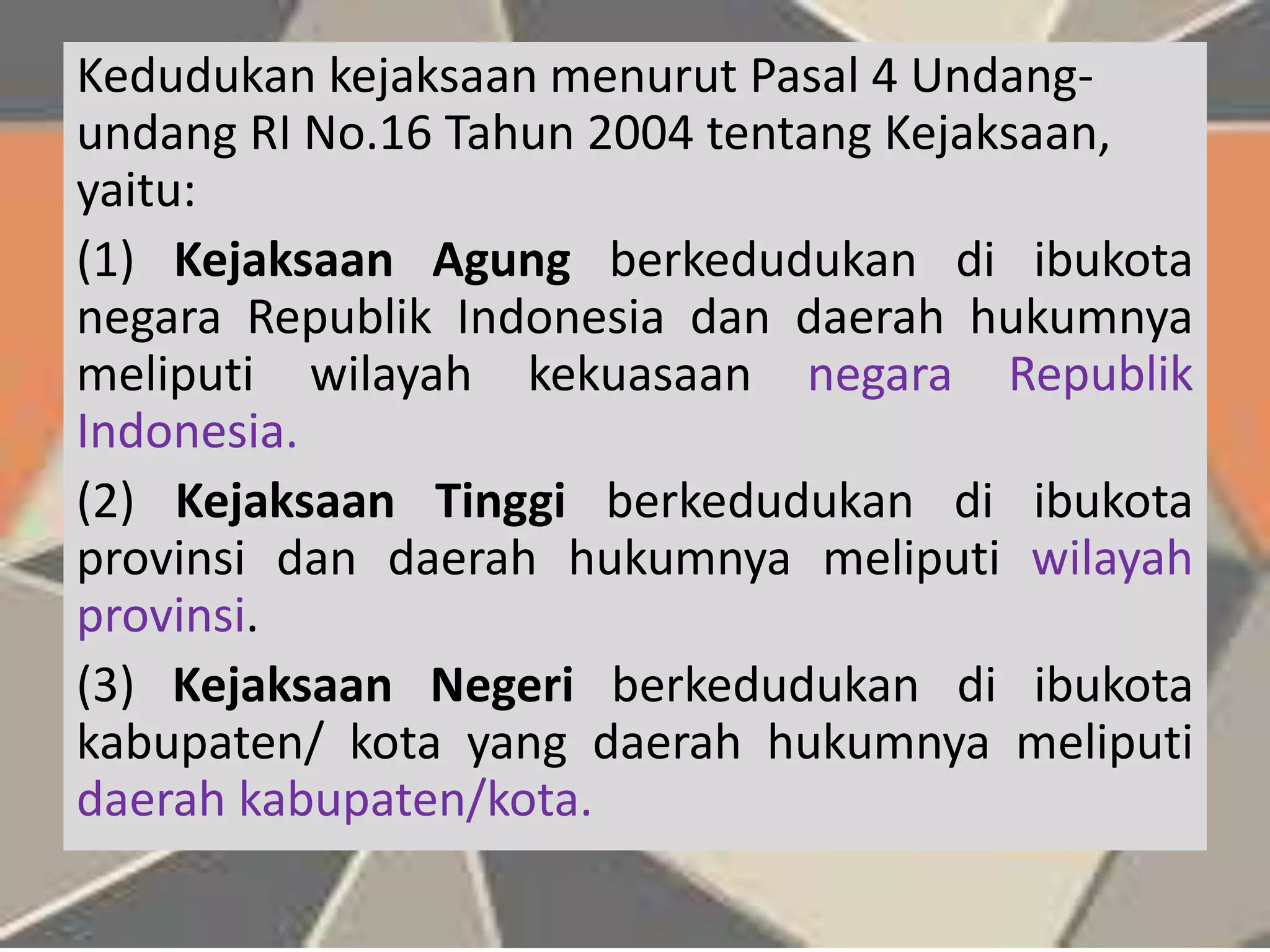 9 penuntut umum, pra penuntutan dan penuntutan | PPTX