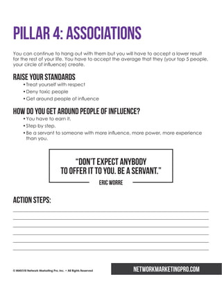 The Nine Pillars to Success Workbook | PDF