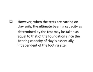 Plate load test | PDF
