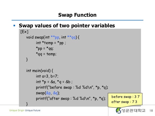 9. pointer, pointer & function