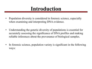 Population Variations in Forensic Science.pptx