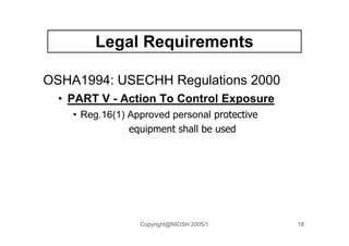 PERSONAL PROTECTIVE EQUIPMENT | PDF