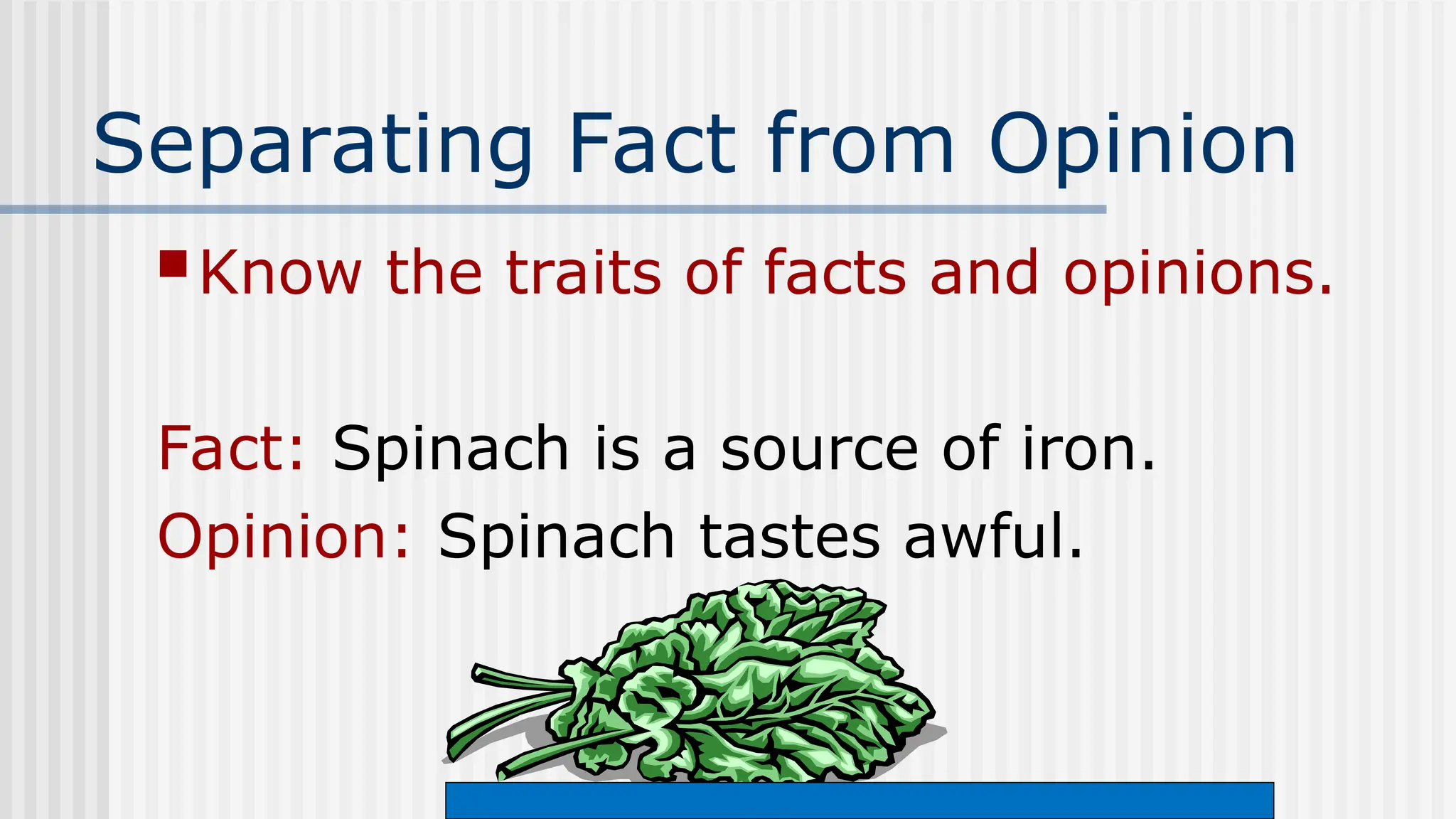 FACT AND OPINION LESSON GRADE 9 ENGLISH.PPT