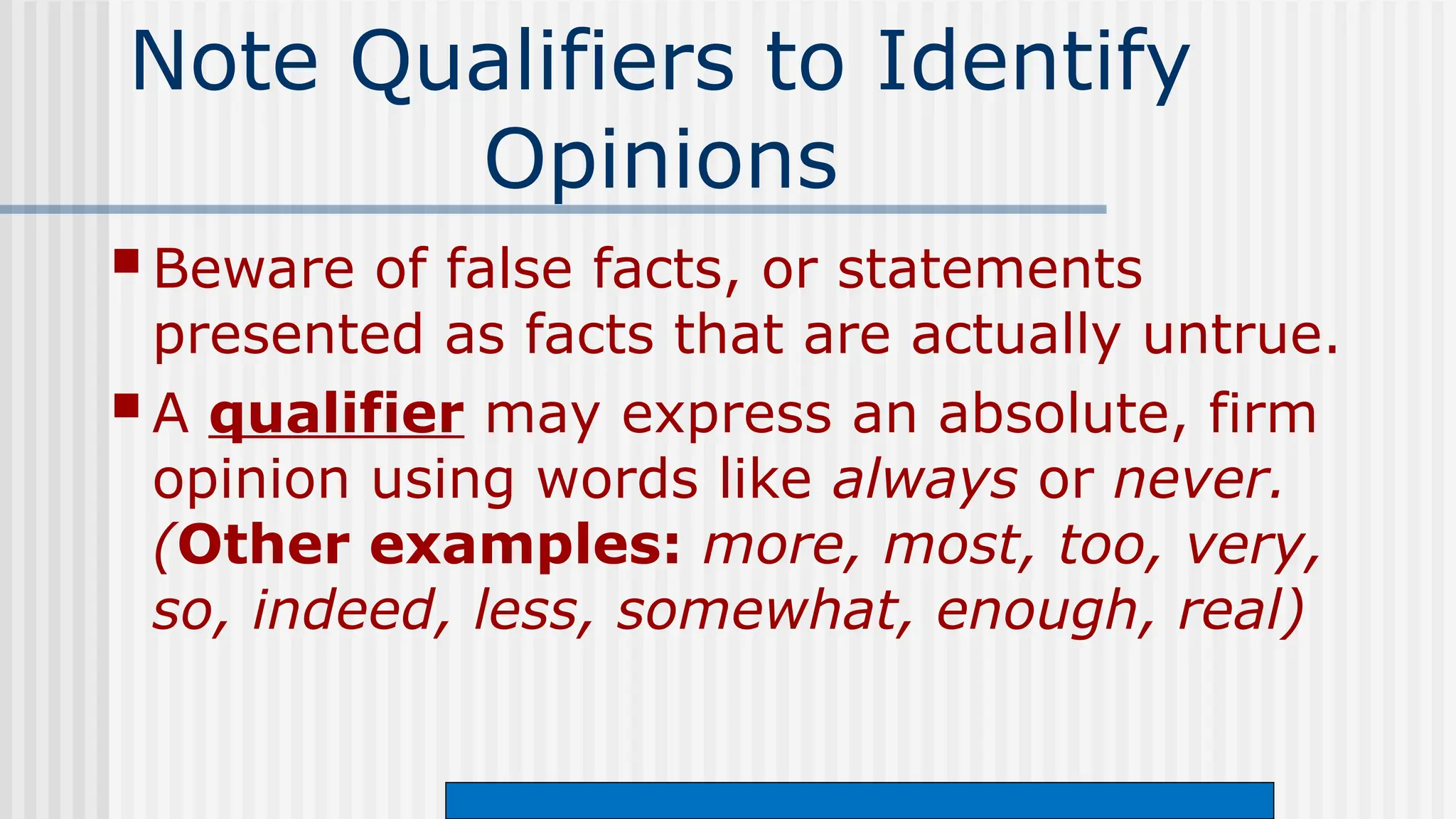 FACT AND OPINION LESSON GRADE 9 ENGLISH.PPT