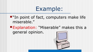 FACT AND OPINION LESSON GRADE 9 ENGLISH.PPT