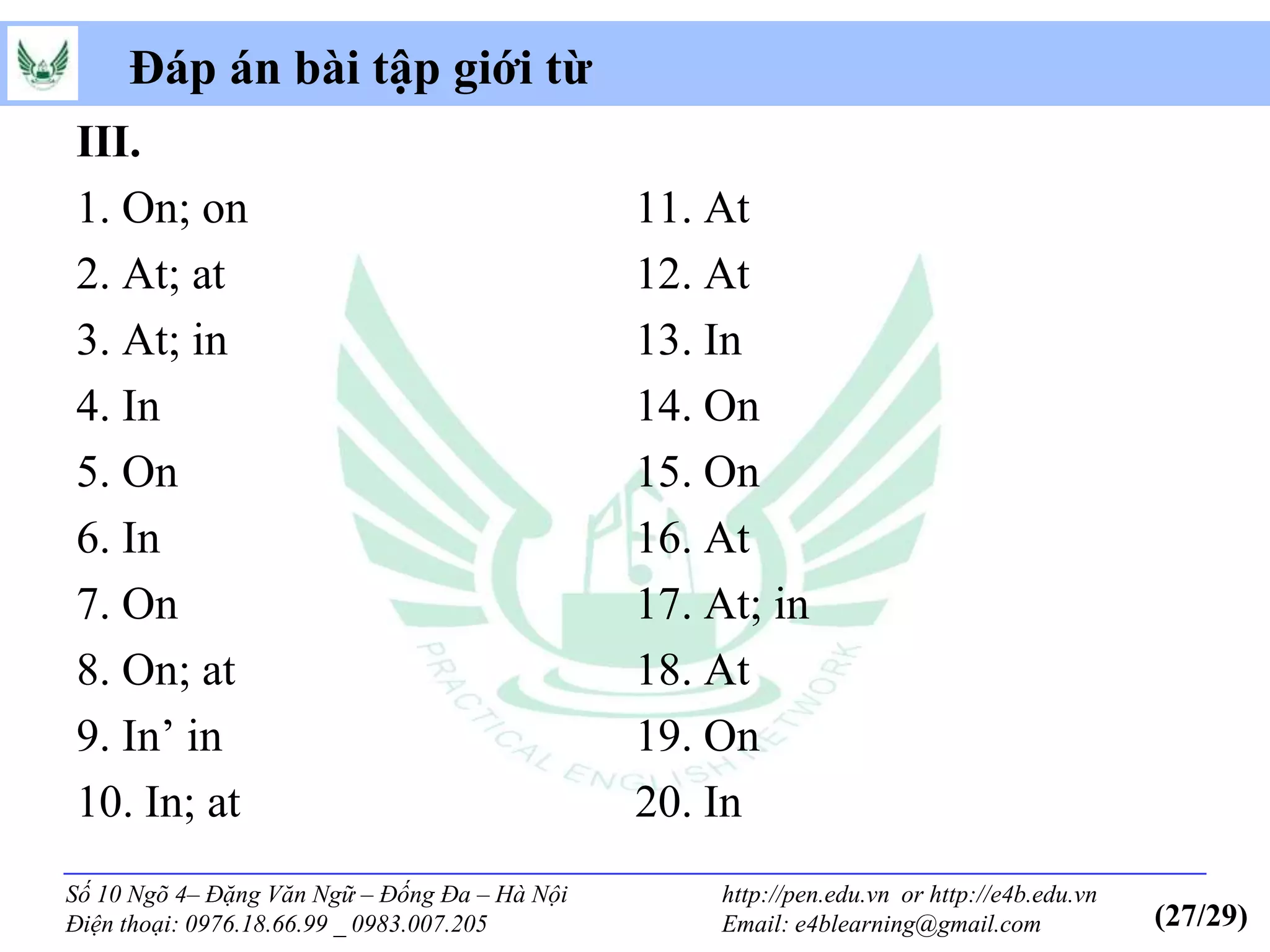 9. prepositions tong hop | PPTX
