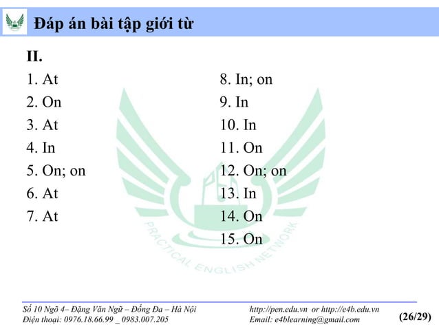 9. prepositions tong hop | PPTX